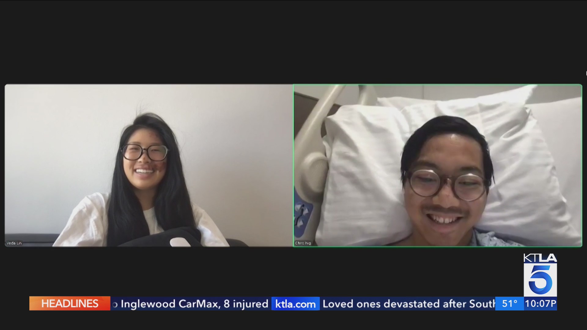 Rescued hikers recount near-death fall off 800 ft. cliff – KTLA