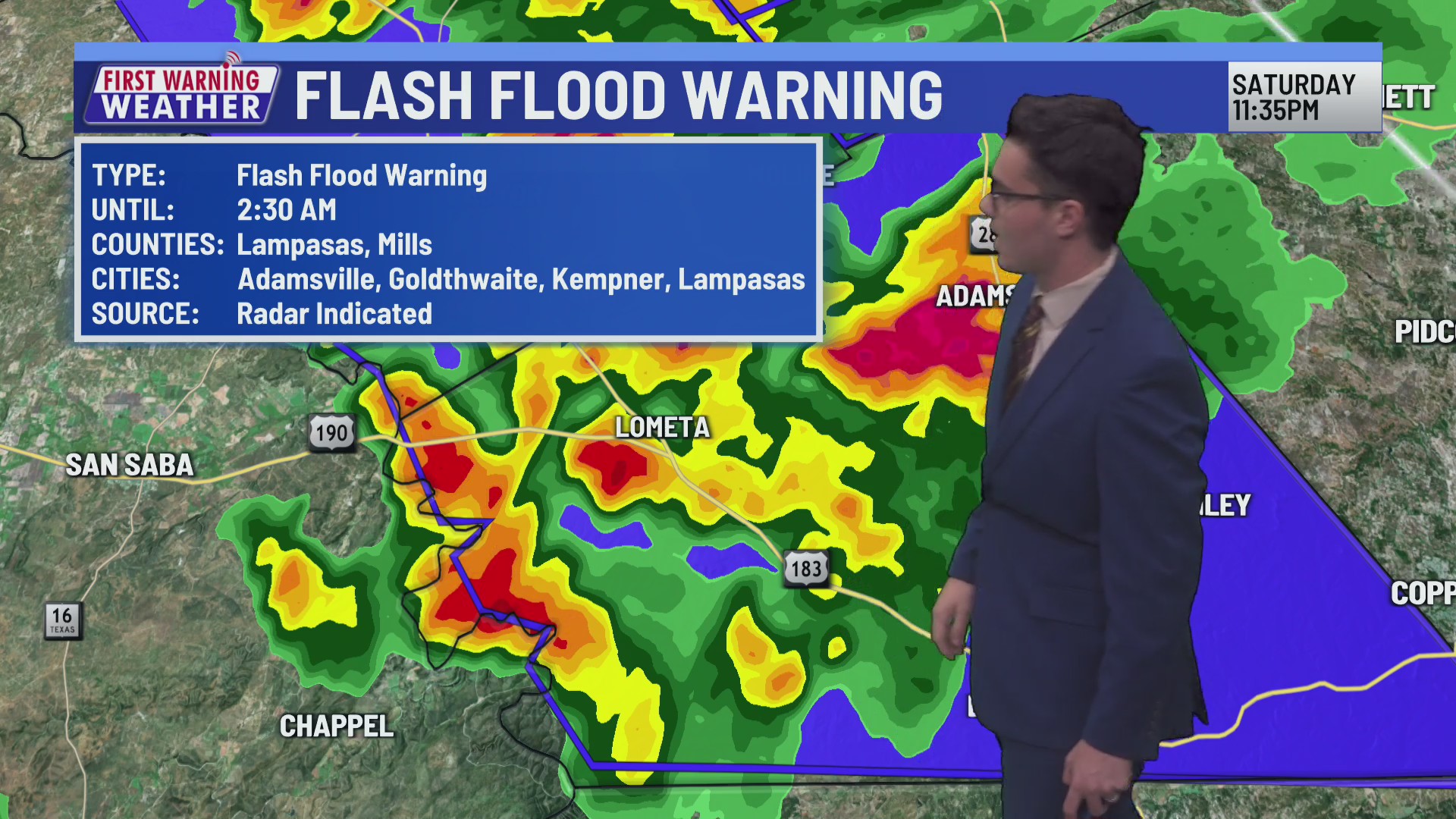 First Warning Weather Late Night Update with Meteorologist Tommy House ...