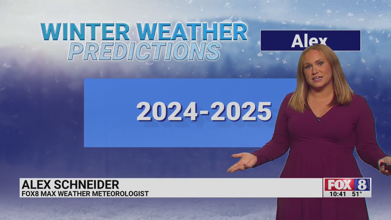 FOX8 Meteorologist Alex Schneider makes her 2024-2025 winter weather ...
