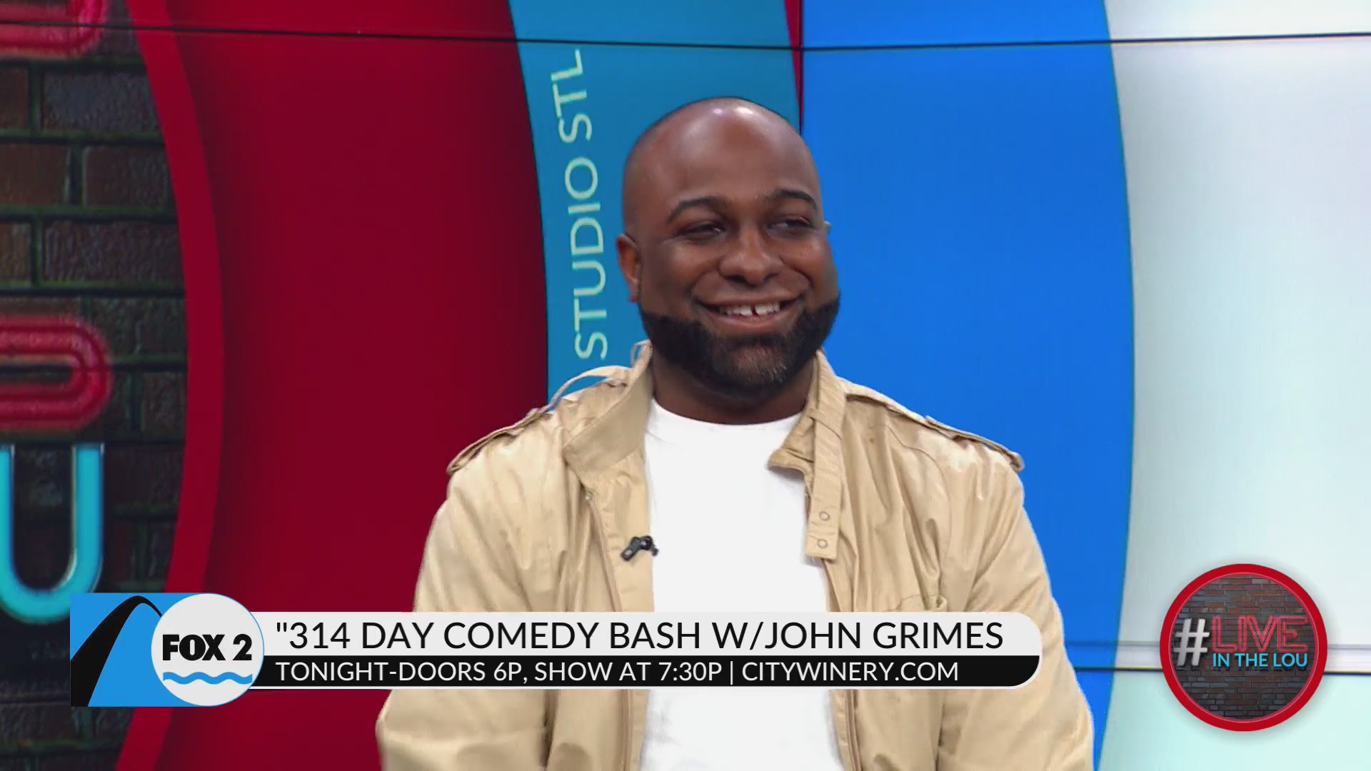 Comedian and St. Louis native John Grimes hosts 314 Day show! – FOX 2