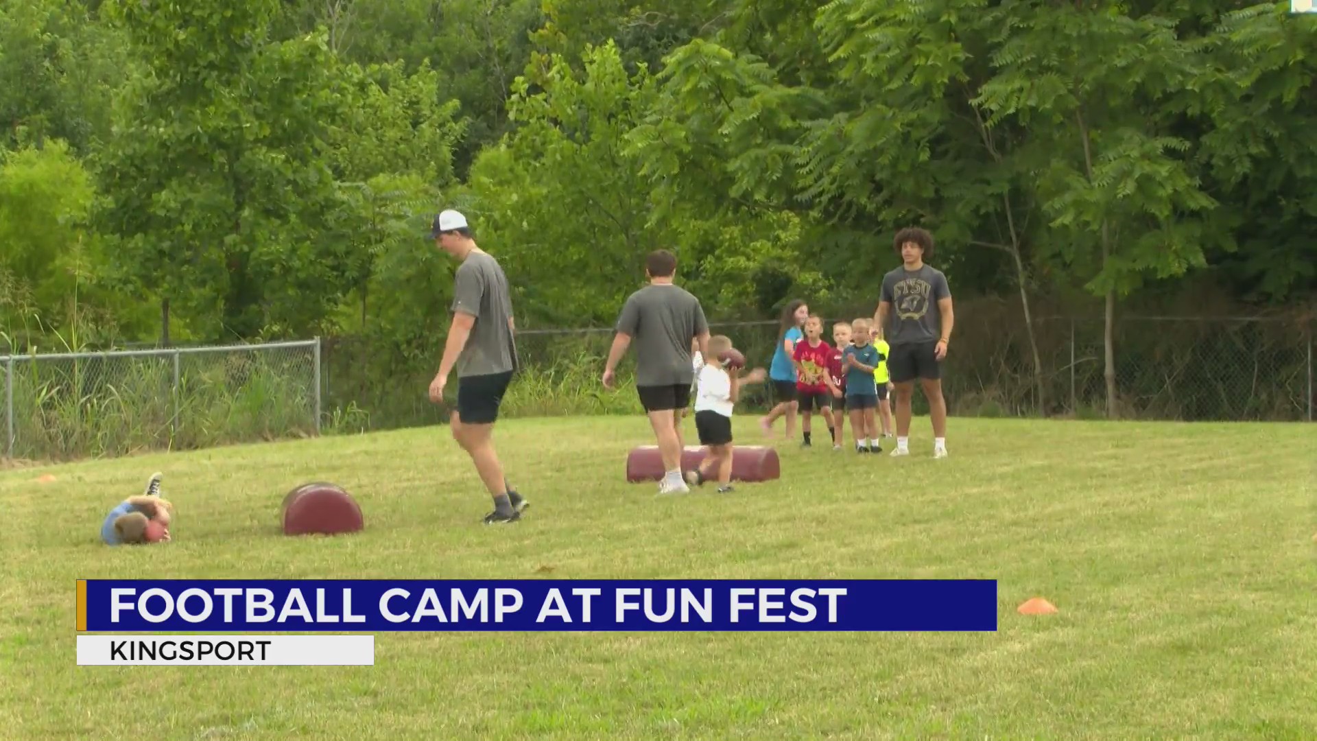 Charlie Browder Football Camp tackles first year at Fun Fest – WJHL ...
