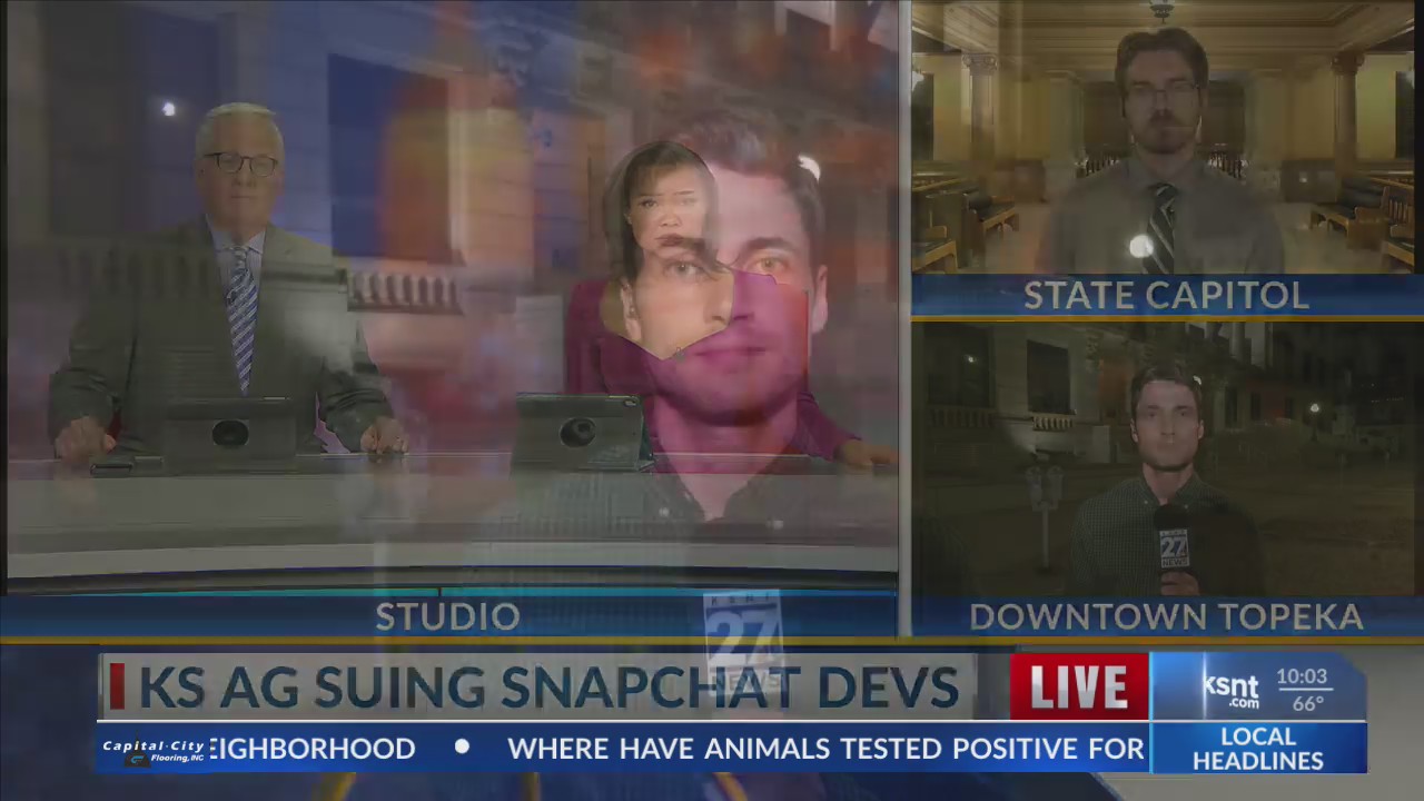 Kansas Attorney General is suing the developers of Snapchat – KSNT 27 News
