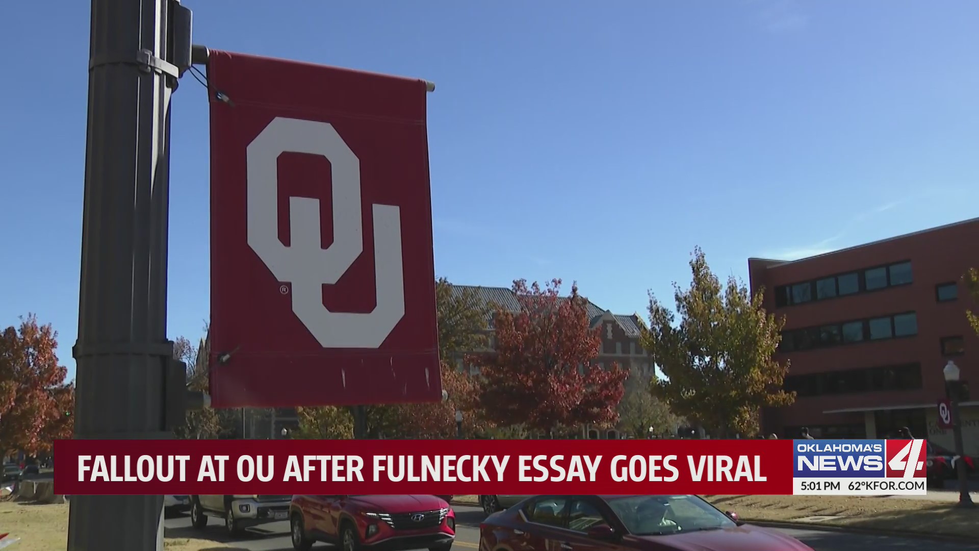 Fallout at OU after Fulnecky essay goes viral – KFOR.com Oklahoma City