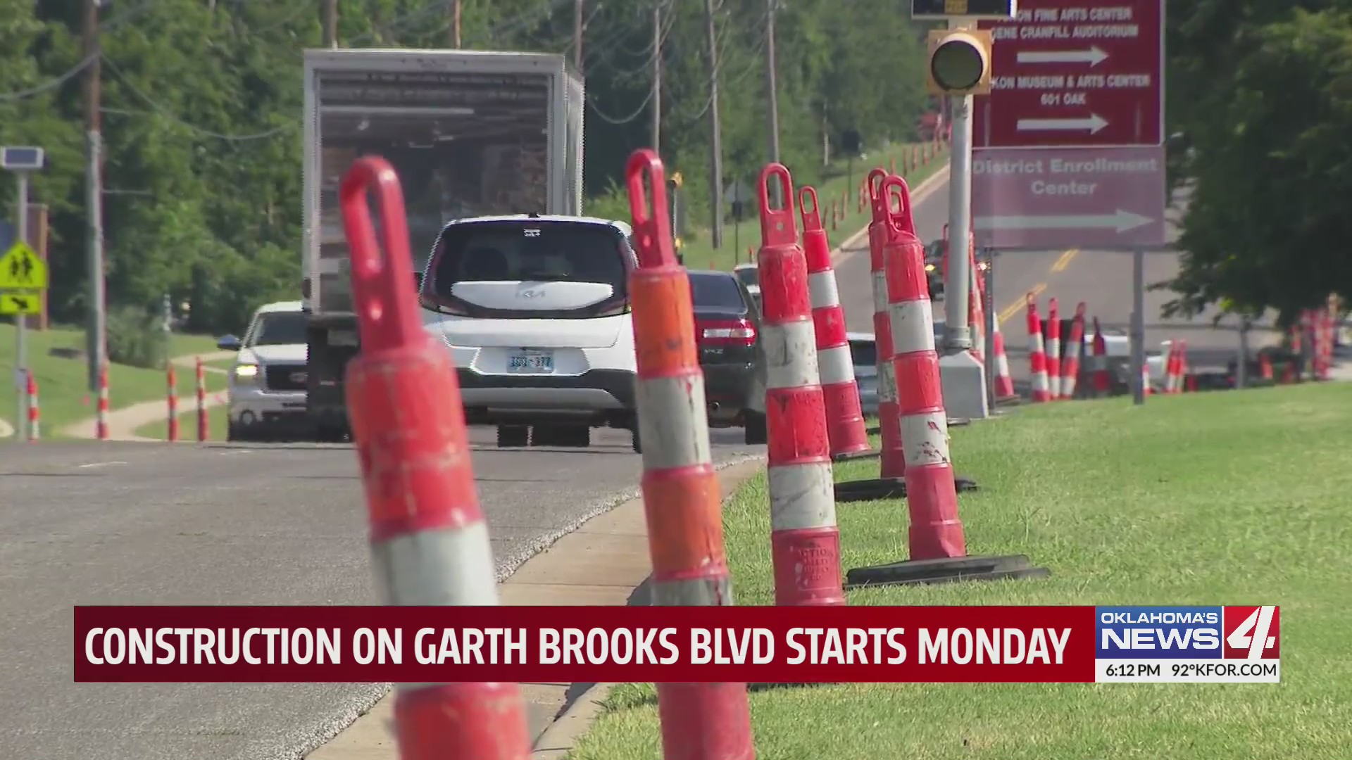 Construction on Garth Brooks Blvd starts Monday – KFOR.com Oklahoma City