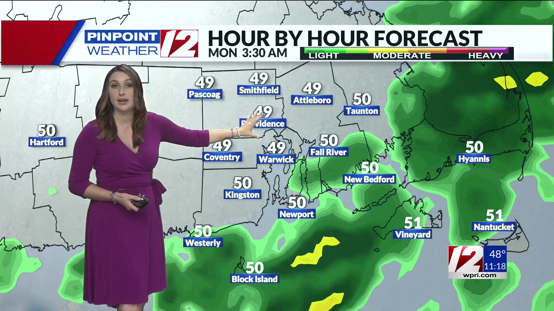 Pinpoint Weather 12 Forecast at 11 – WPRI.com