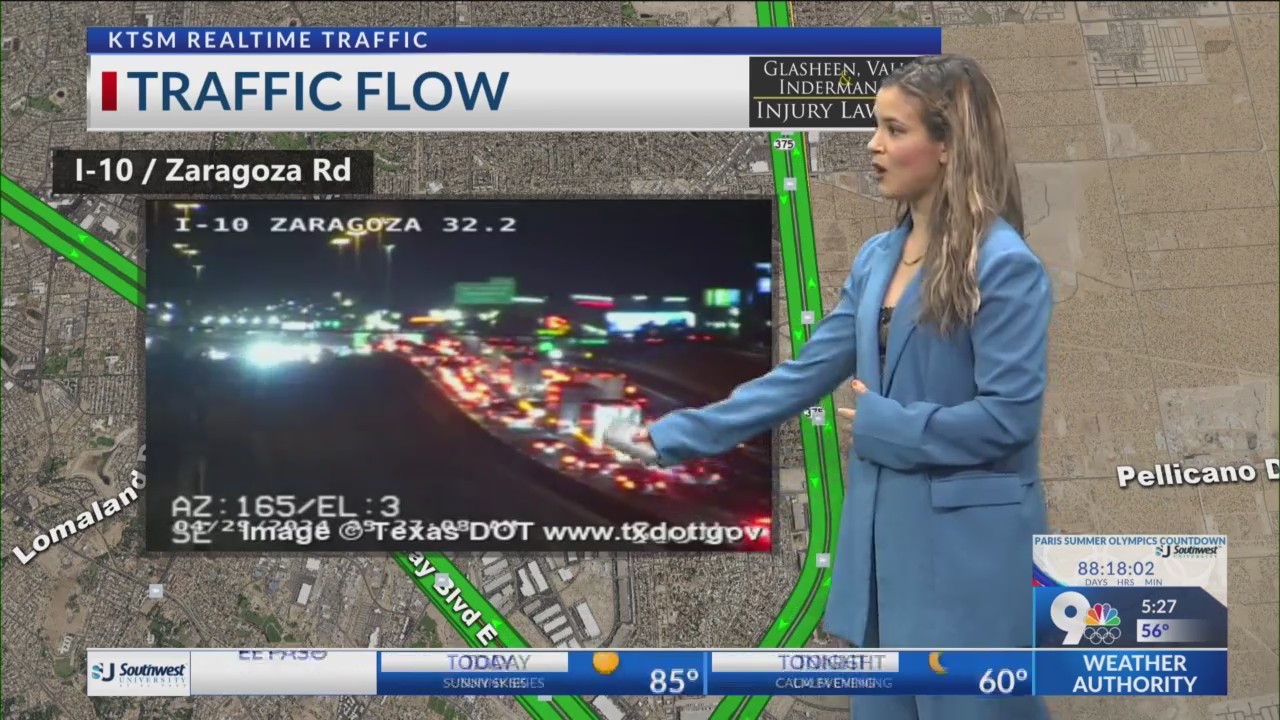 Traffic flow with Jasmine Perry – KTSM 9 News