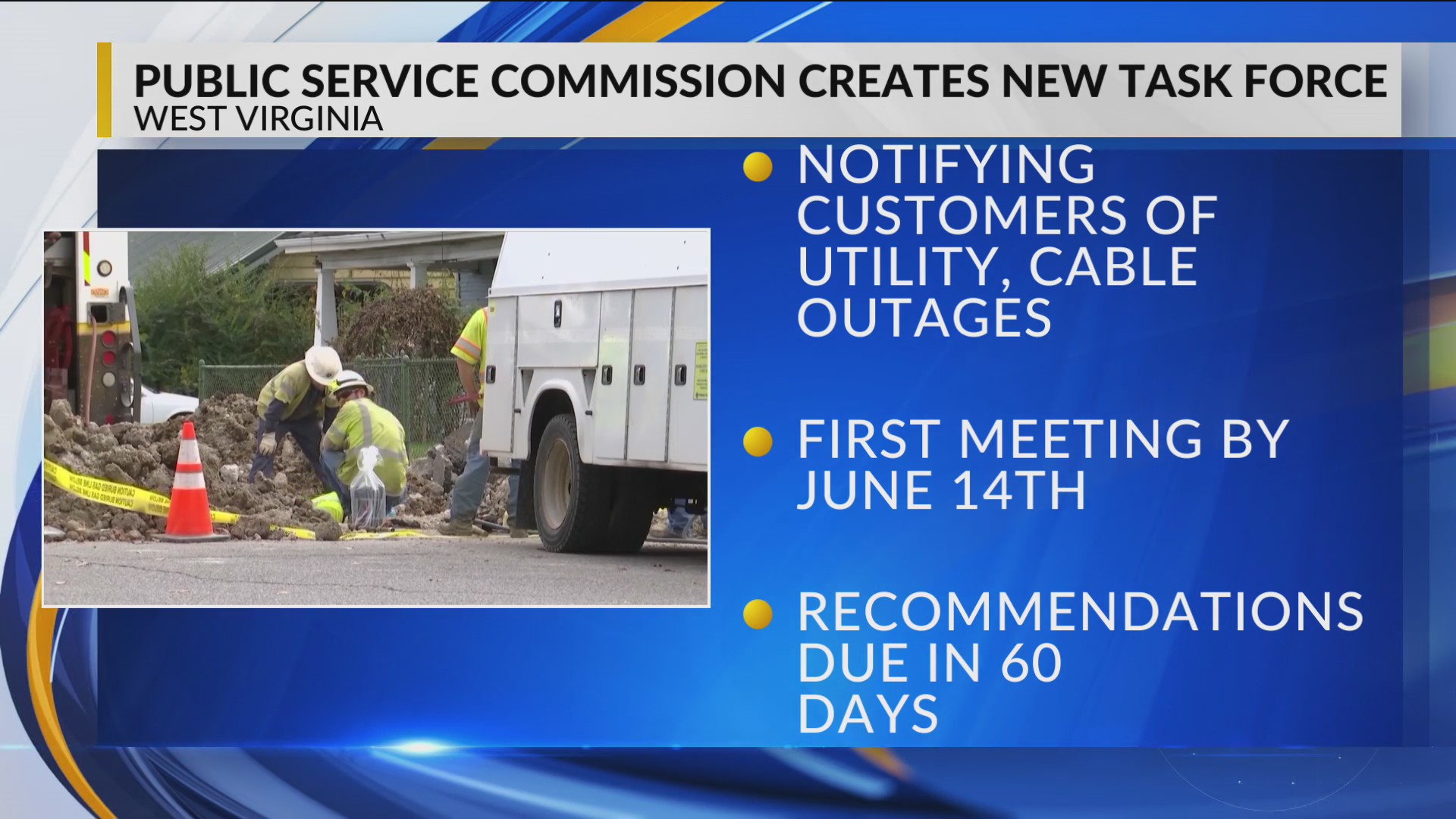 WV PSC launches task force on outage notifications – WOWK 13 News