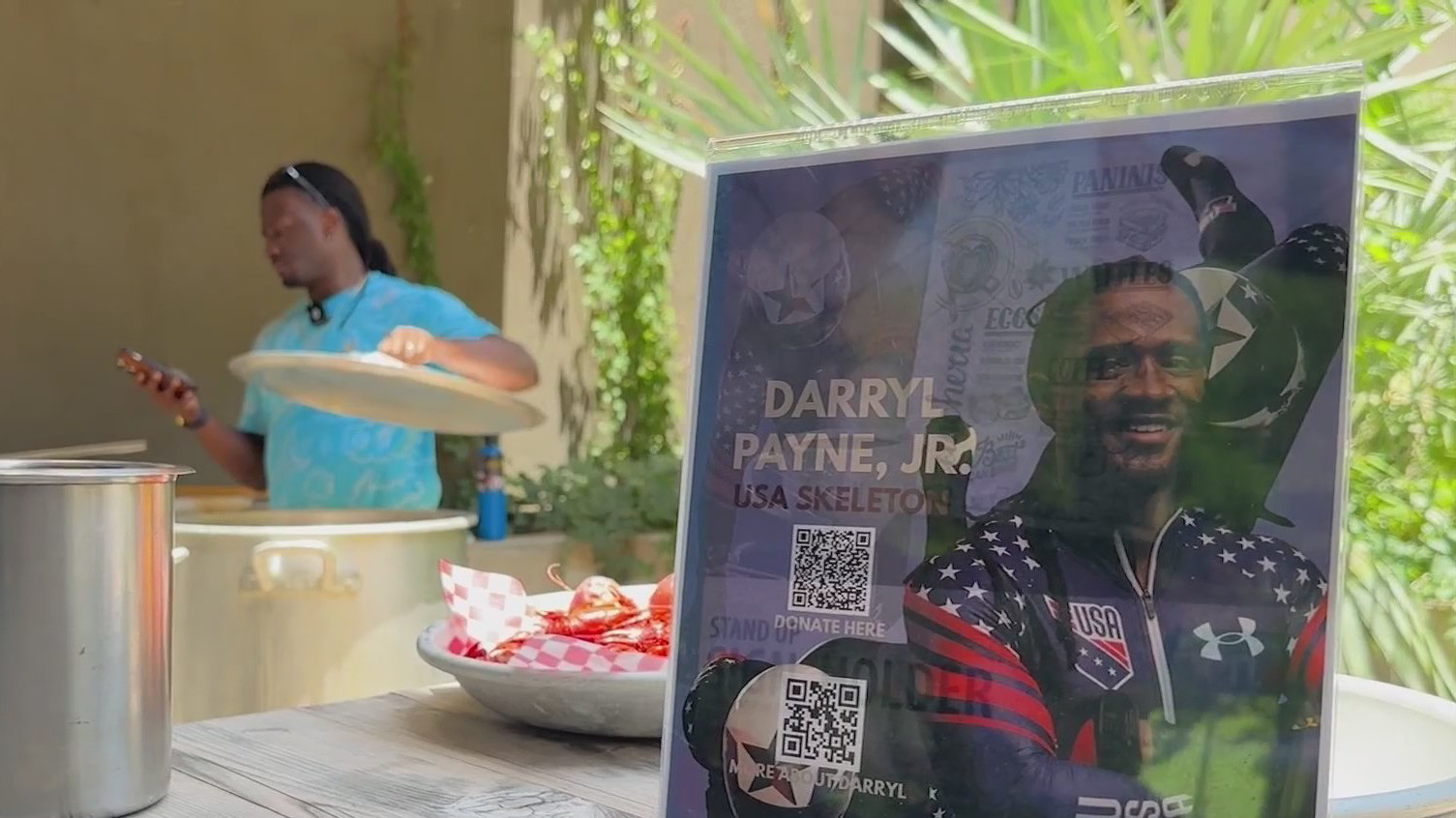 Olympic hopeful Darryl Payne Jr. hosted a fundraiser over the weekend ...