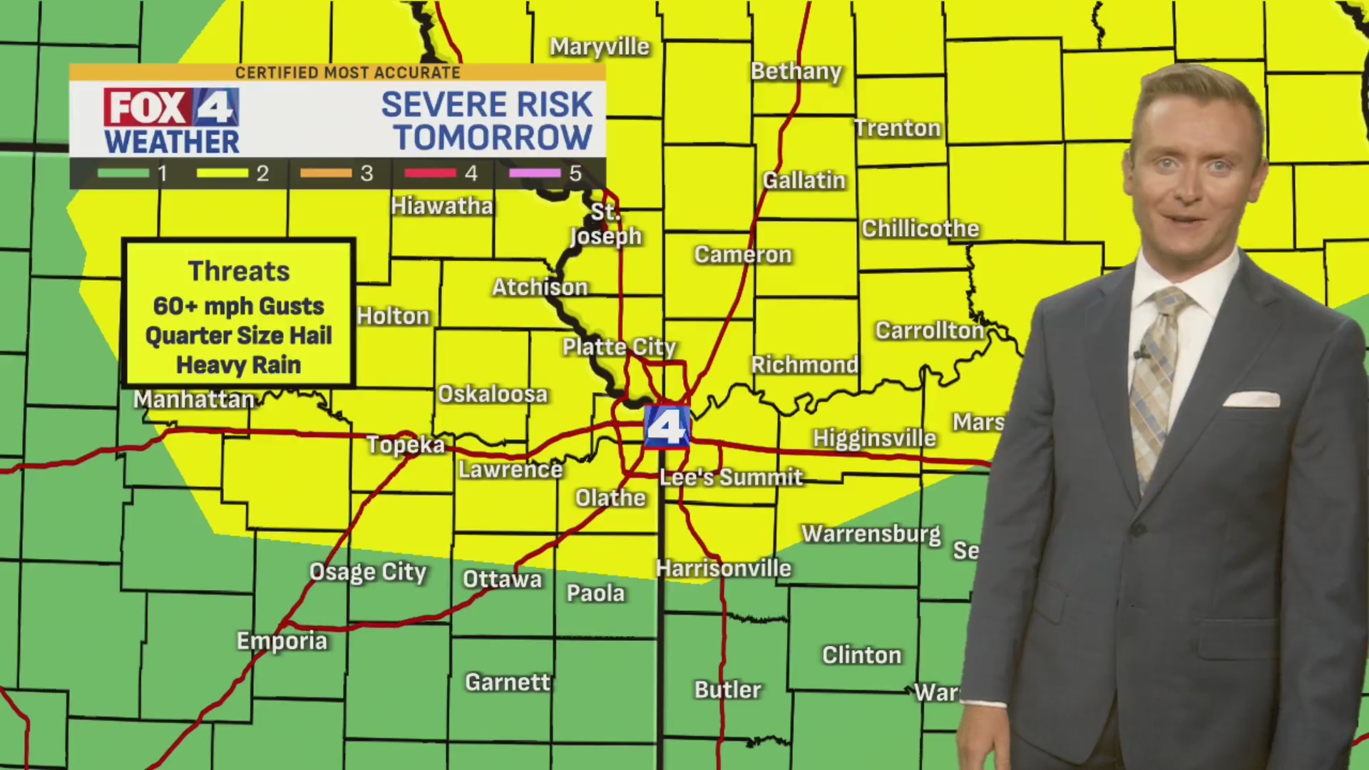 Thursday afternoon forecast – FOX 4 Kansas City WDAF-TV | News, Weather ...