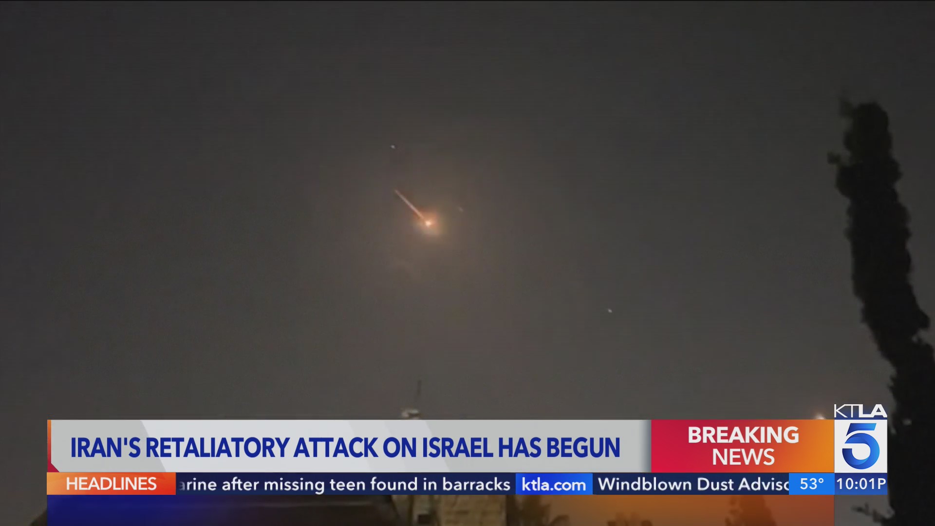 Iran’s retaliatory strikes on Israel begins, launching over 300 drones ...