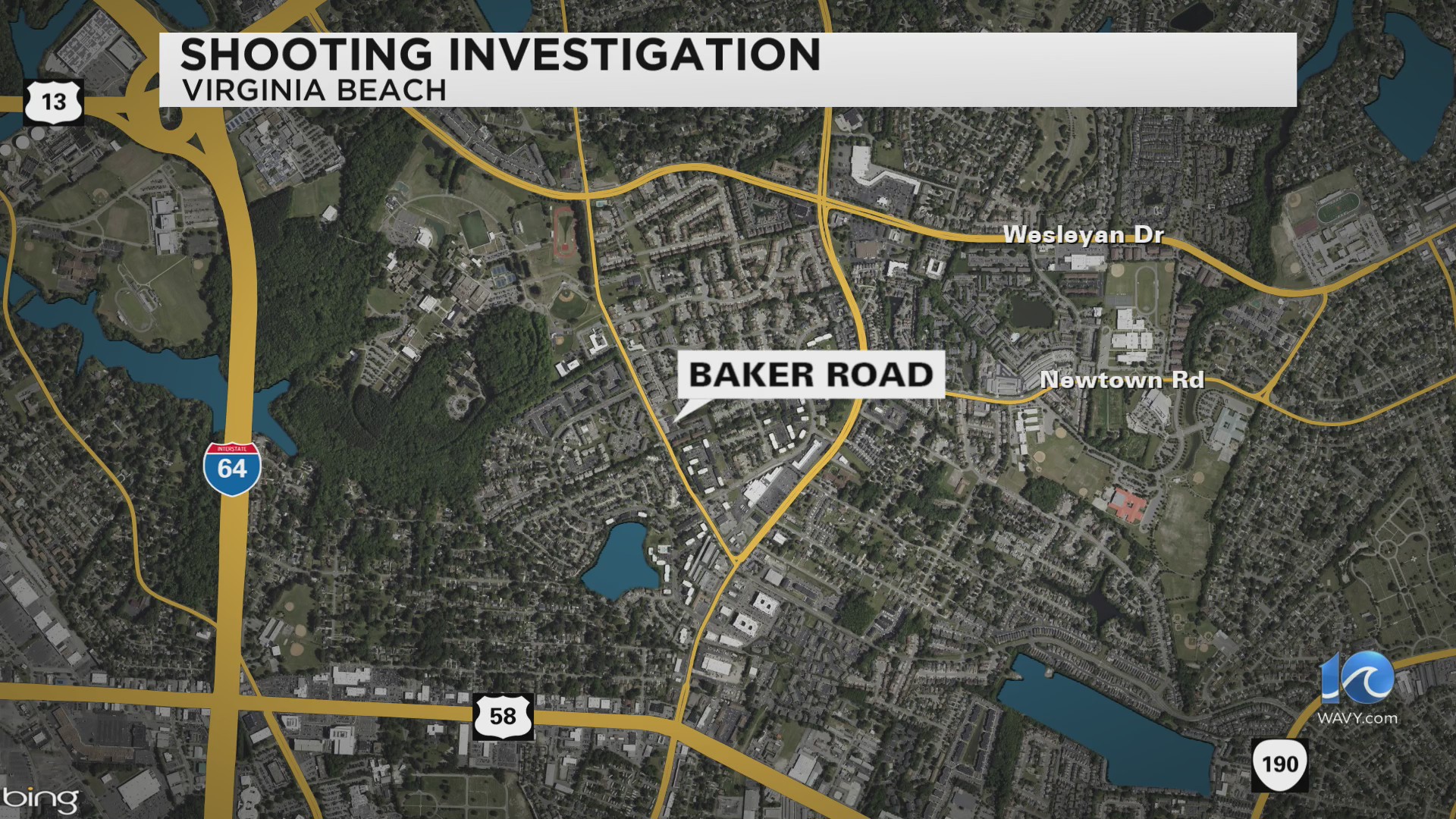 VBPD: 1 injured after shooting on Baker Rd. – WAVY.com