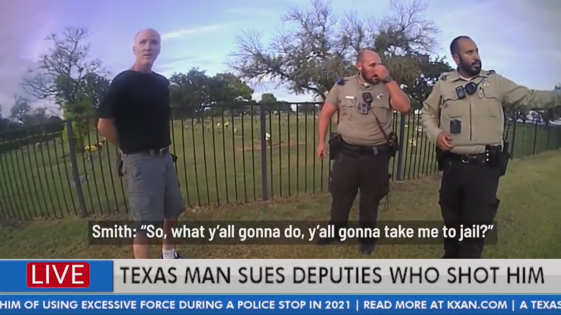 Inside the Investigation: Texas man sues deputies who shot him while on ...