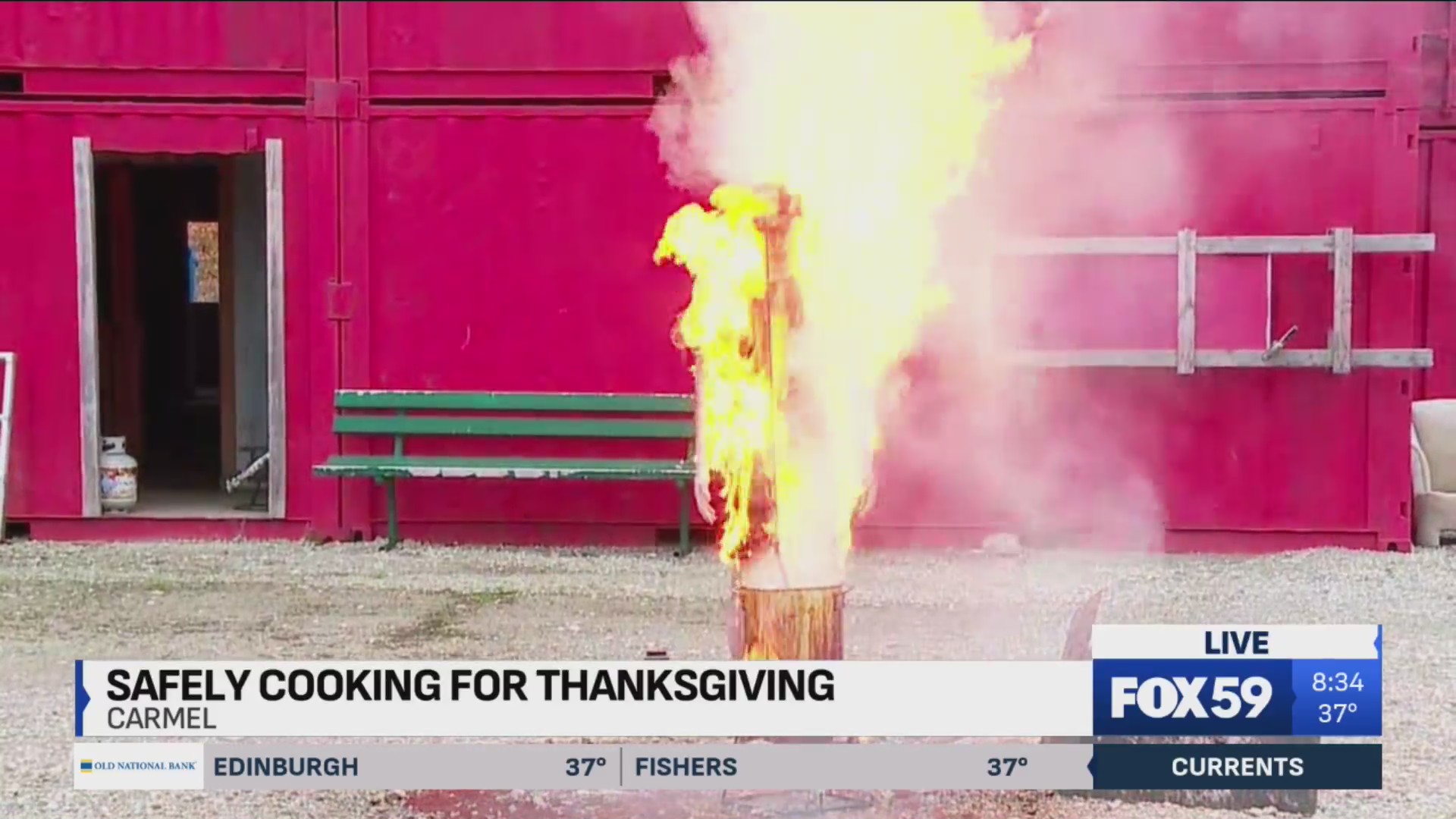 BIG YIKES: Deep-fried turkey gone completely wrong! – Fox 59