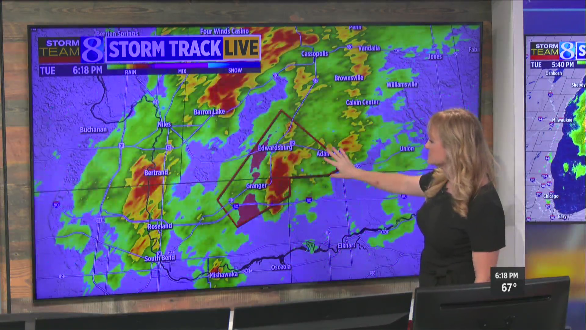 Storm Team 8 tracks storms in Southwest Michigan – WOODTV.com