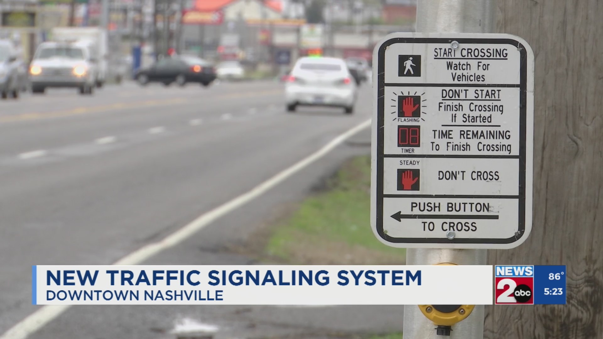 New traffic signaling system in downtown Nashville, TN – WKRN News 2