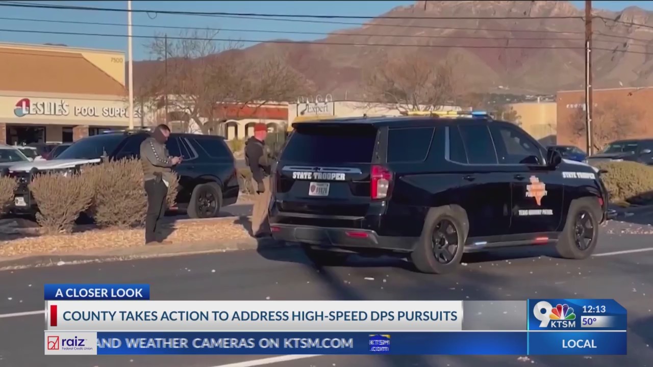 County takes action to address high-speed DPS pursuits – BorderReport