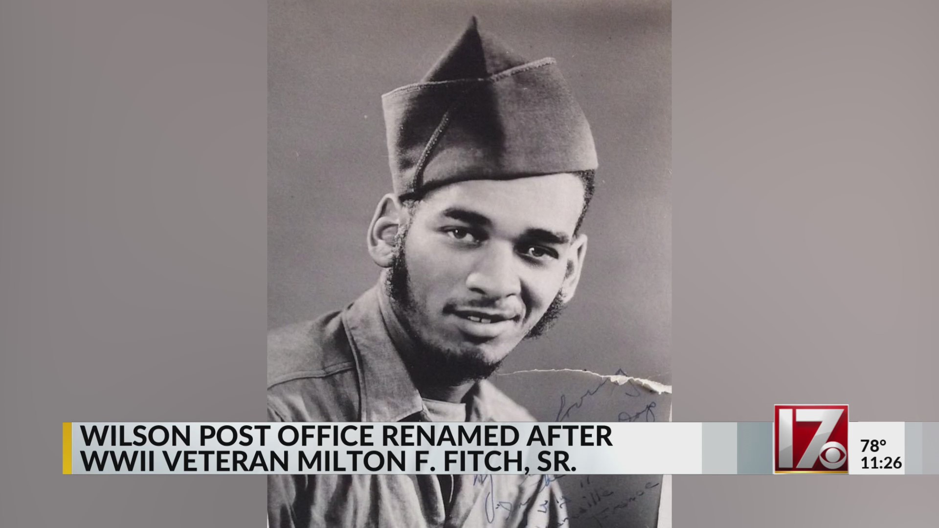 Wilson Post Office renamed after Milton F. Fitch Sr. – CBS17.com