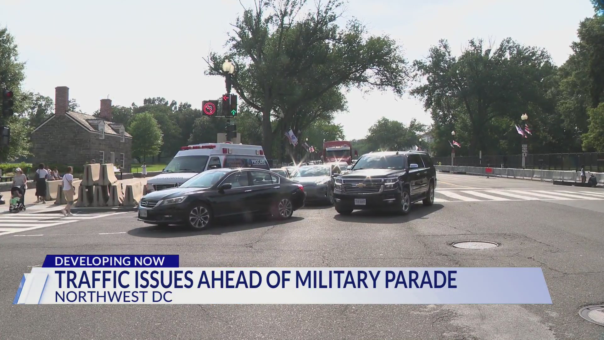Traffic issues start ahead of military parade – DC News Now | DC ...