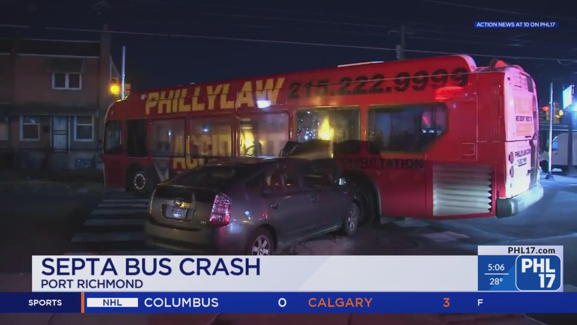 Two injured after SEPTA bus crash in Port Richmond – PHL17.com