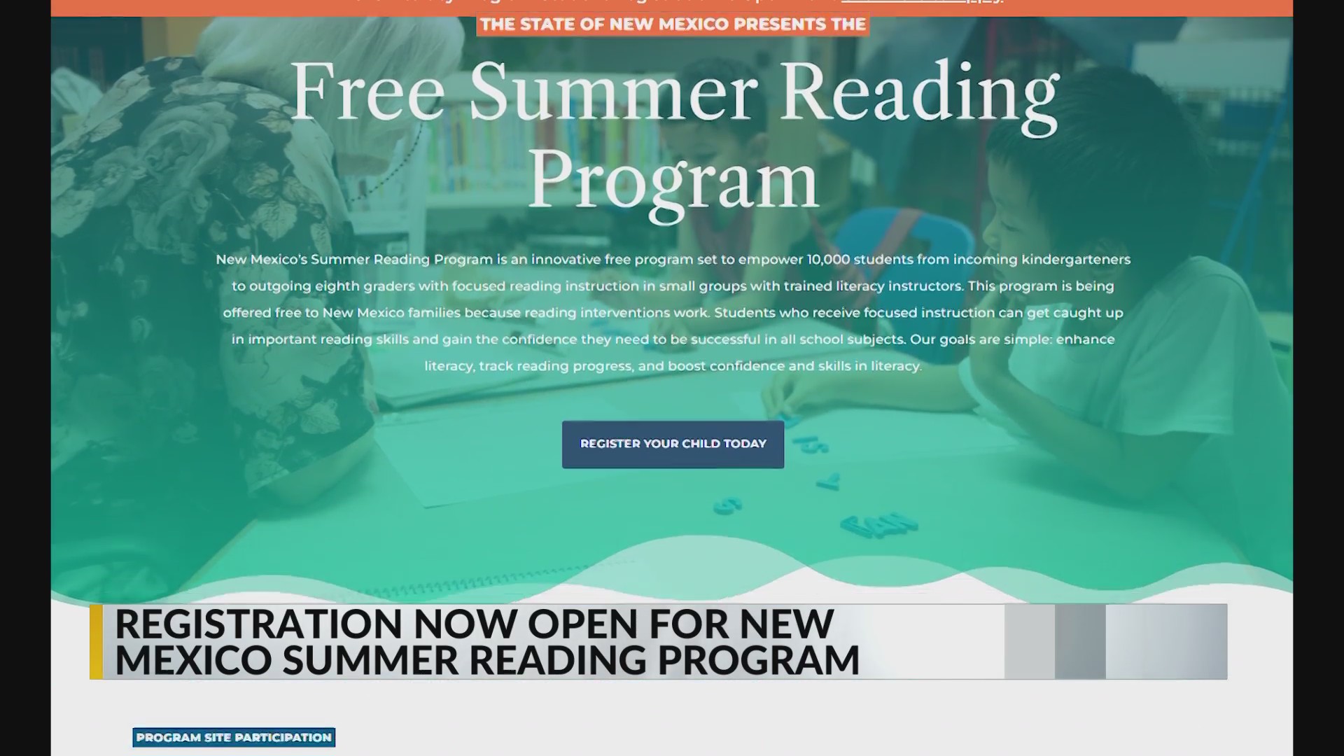 Registration opens for New Mexico Summer Reading Program – KRQE NEWS 13 – Breaking News ...