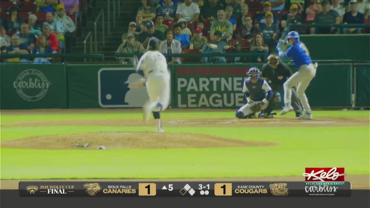 Canaries even Miles Wolff Cup Finals with win at Kane County – KELOLAND.com