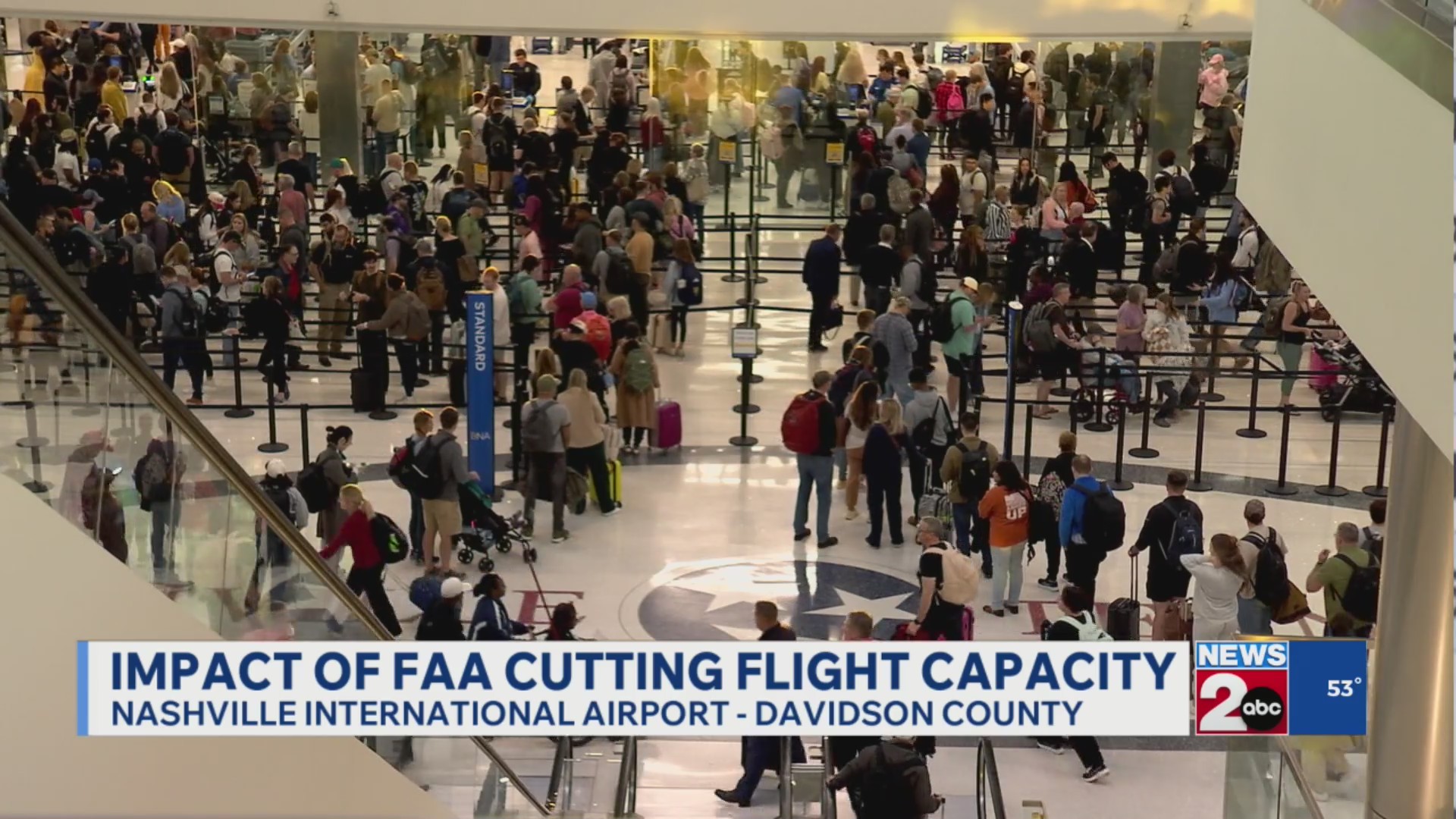 BNA sees impact of FAA cutting flight capacity – WKRN News 2