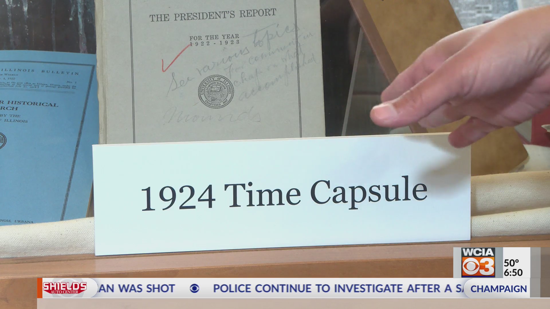 Time capsule shows off 100 years of U of I history – WCIA.com