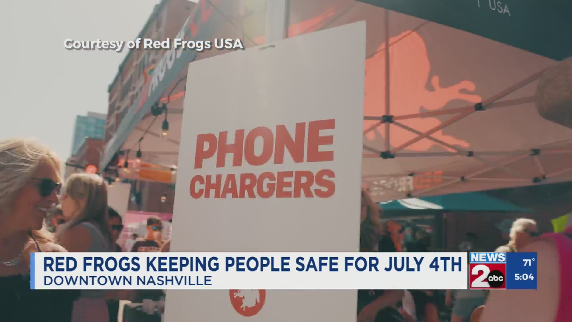 Red Frogs working to keep folks safe for the Fourth – WKRN News 2