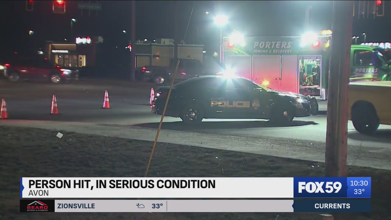 Pedestrian struck by driver in Avon; Intersection of U.S. Highway 36 ...