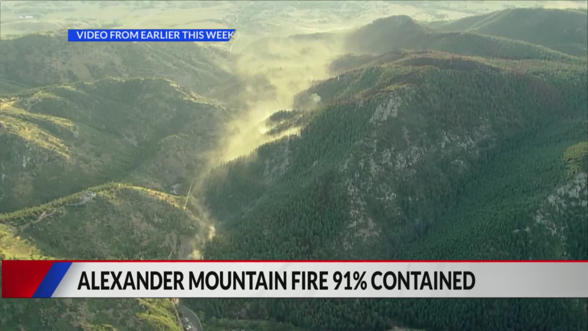 Alexander Mountain Fire almost contained – FOX31 Denver