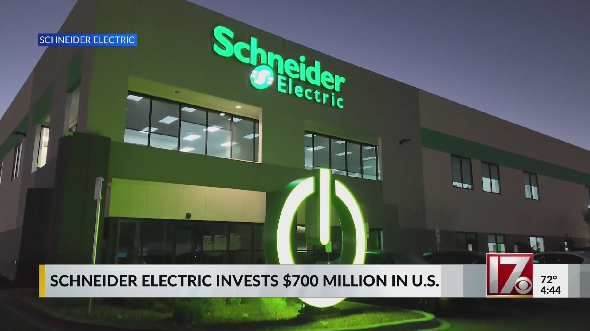 Schneider Electric to build robotics center in Raleigh – CBS17.com