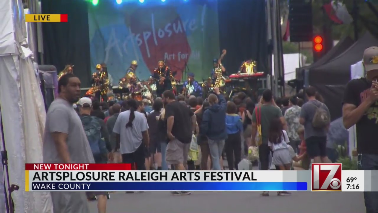 Thousands attend Artsplosure – The Raleigh Arts Festival – CBS17.com