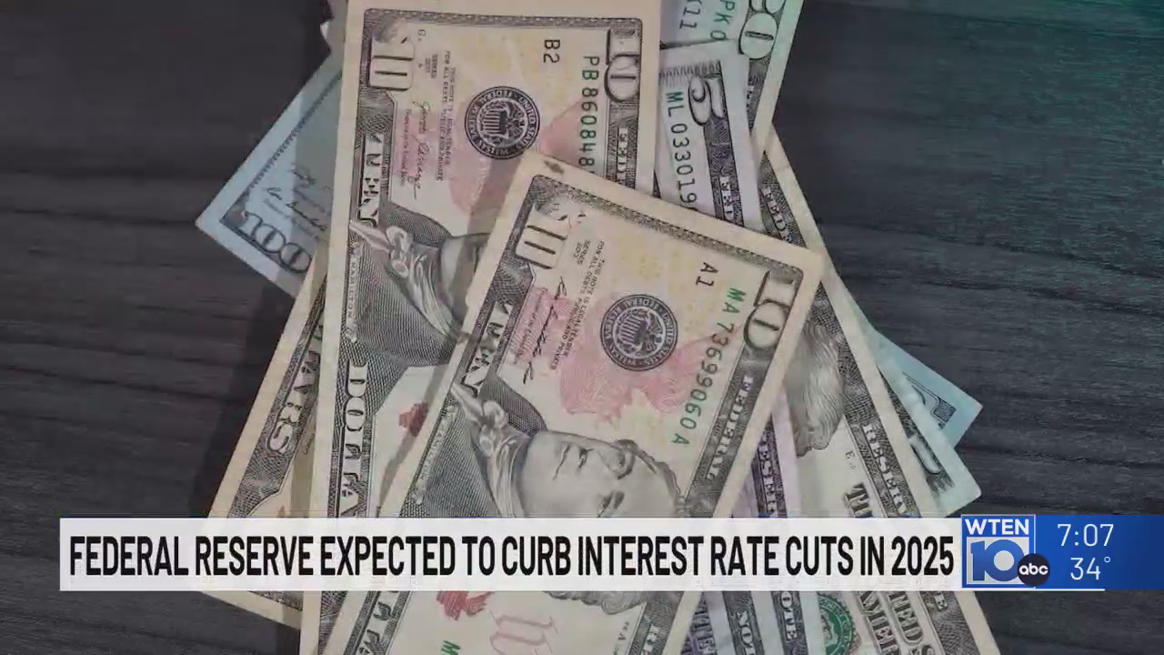 Federal Reserve expected to curb interest rate cuts in 2025 – NEWS10 ABC