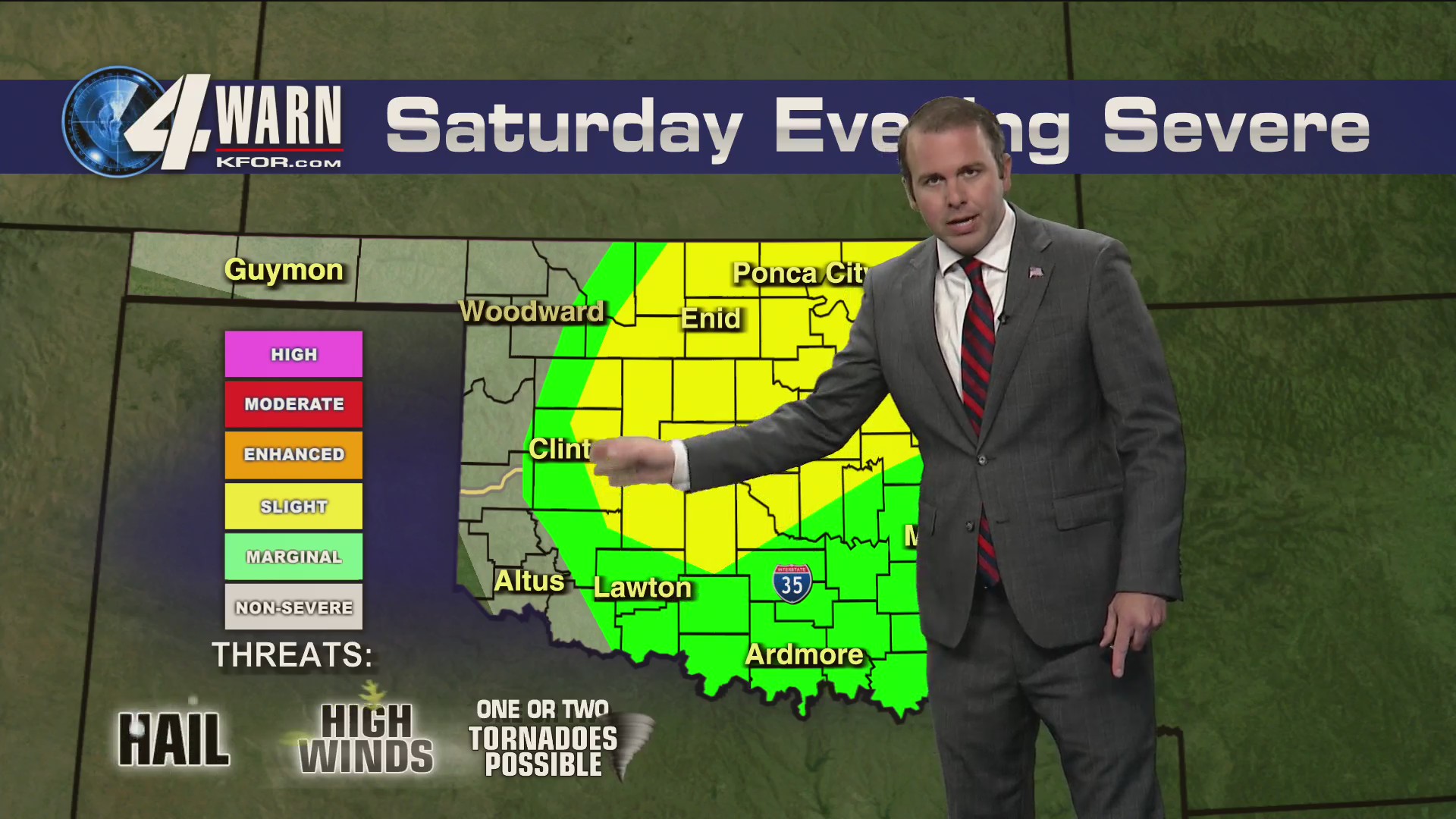 Aaron Brackett tracks increasing threats of severe weather Saturday ...