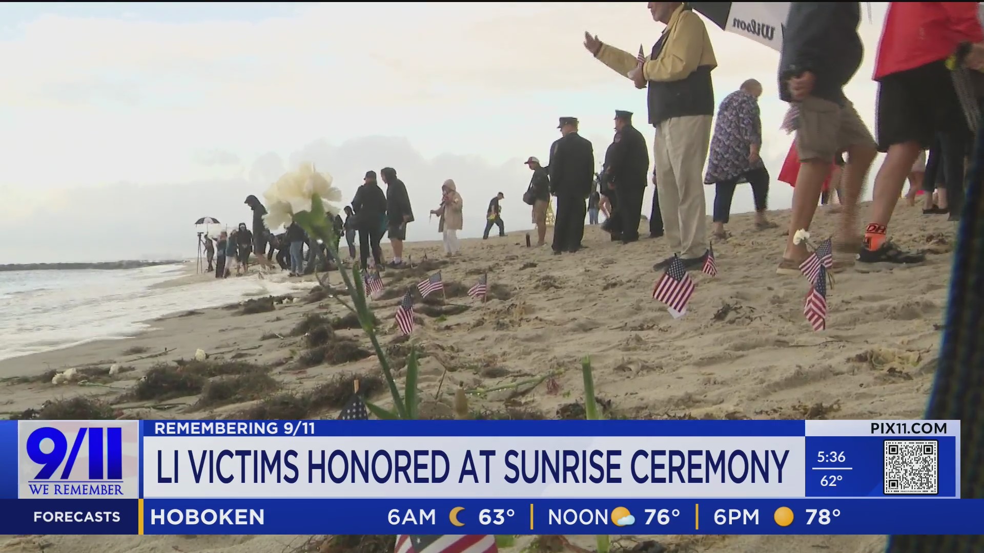 Long Island victims of 9/11 honored at sunrise ceremony – PIX11