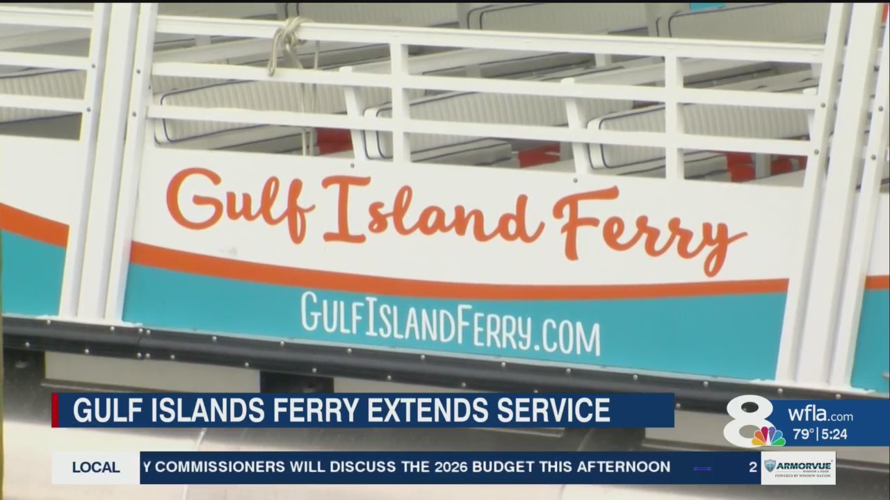 Gulf Islands Ferry changes summer schedule to 5 days a week – WFLA