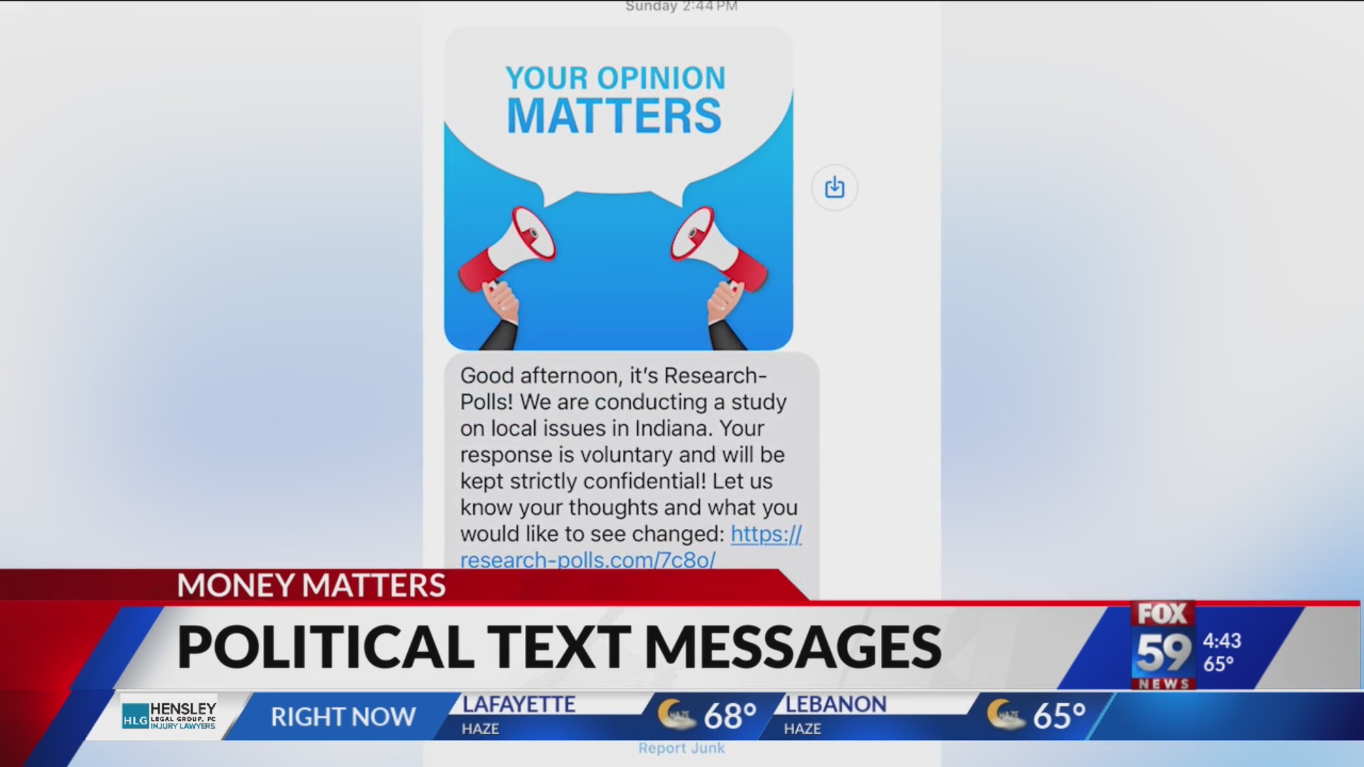 Expect plenty of political texts through November – Fox 59