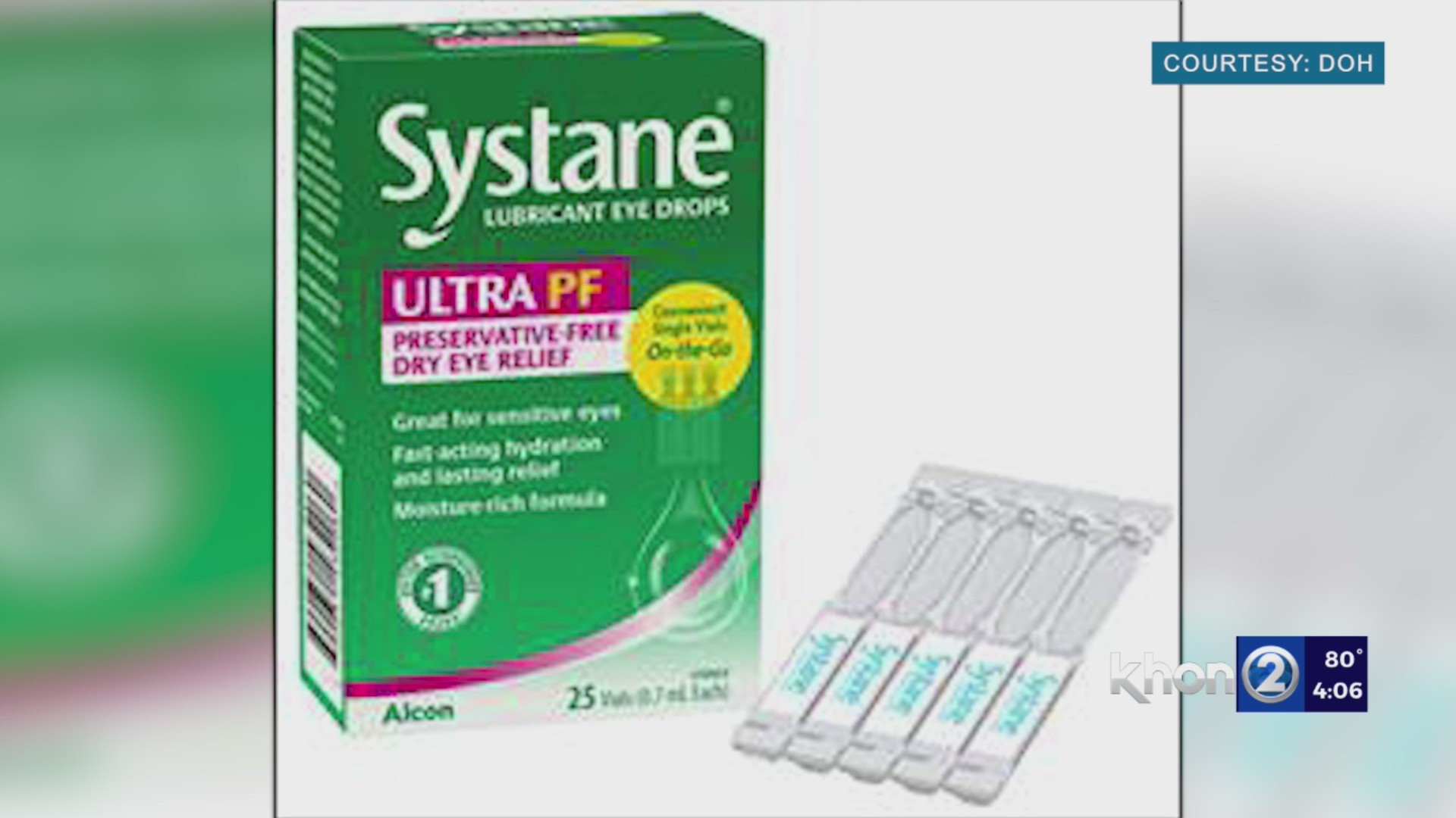 Over-the-counter eye drops sold in Hawaii recalled due to fungal ...