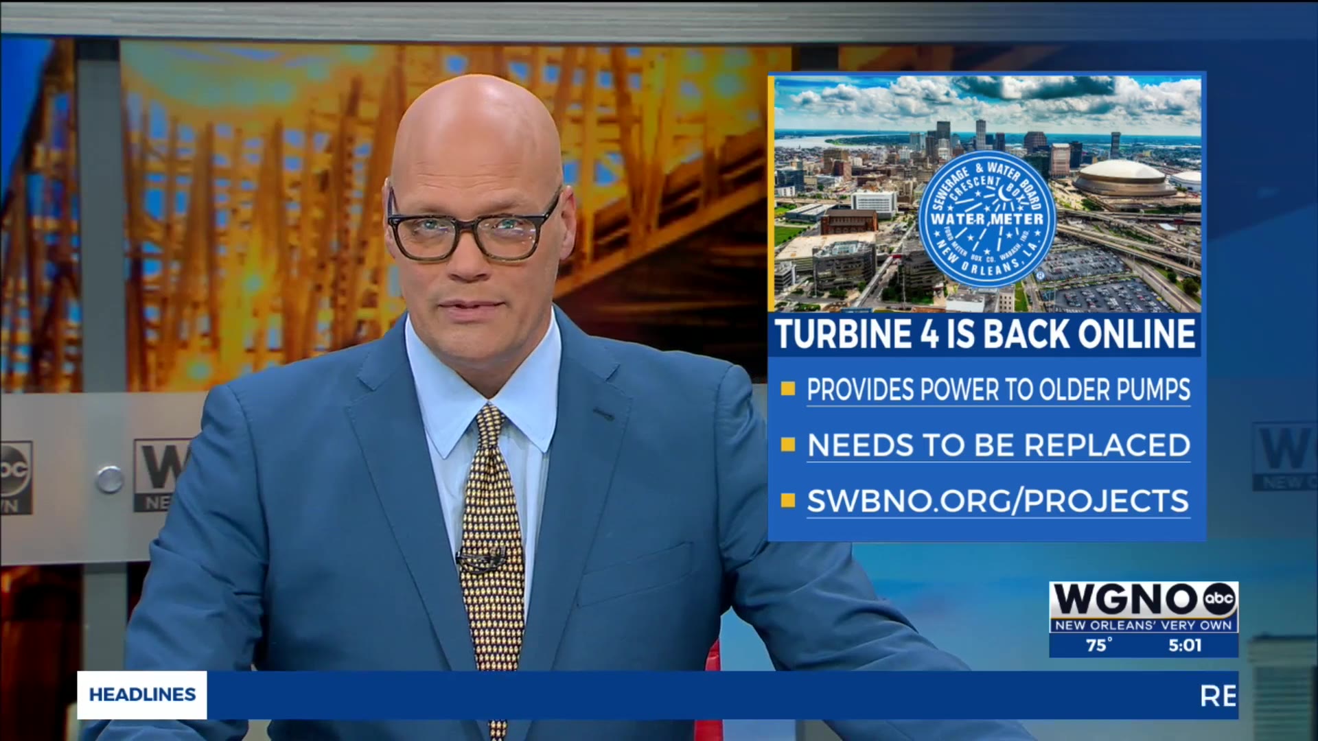 Sewerage and Water Board of New Orleans’ Turbine 4 is back online – WGNO