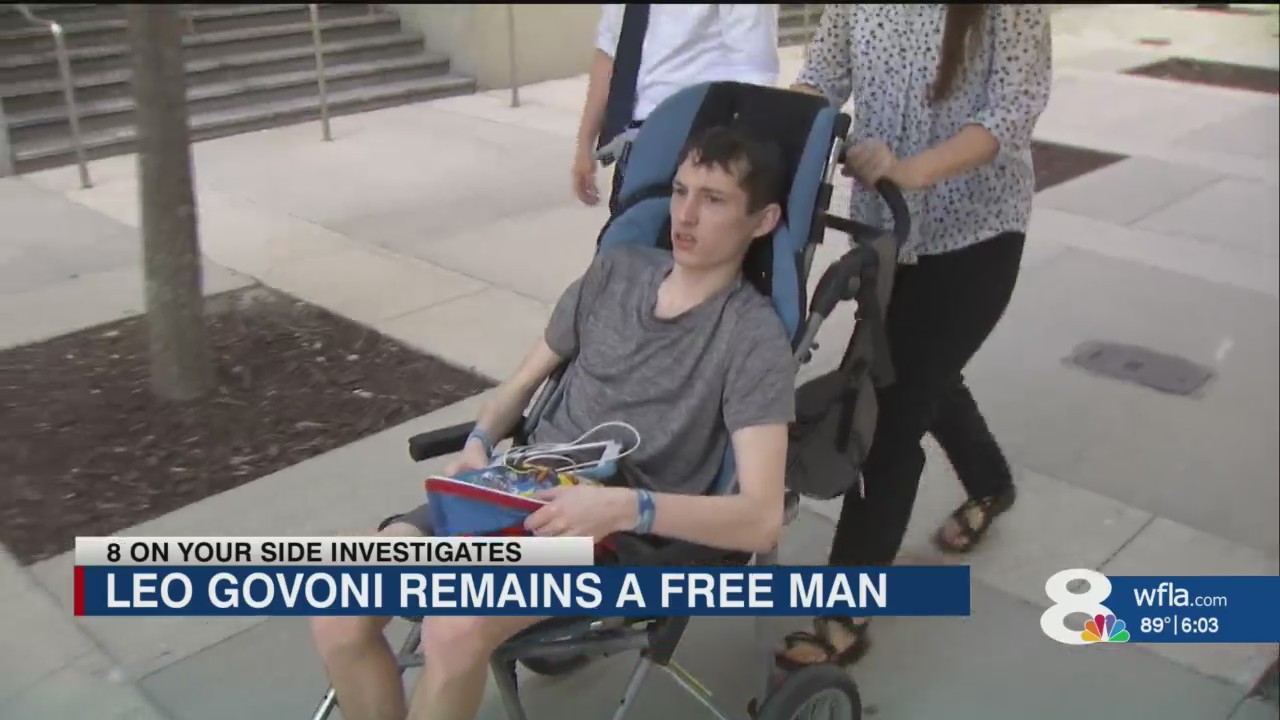 Leo Govoni remains a free man, tells disabled victim and family ‘it’s ...