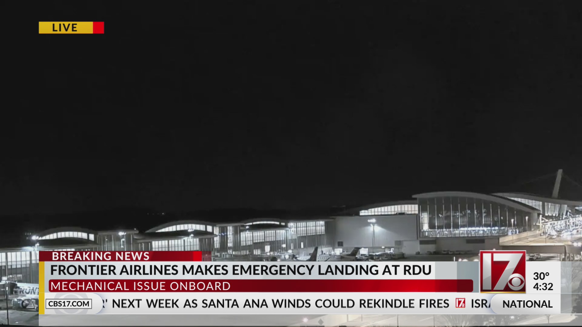 Frontier flight makes emergency landing at RDU after ‘mechanical issue ...