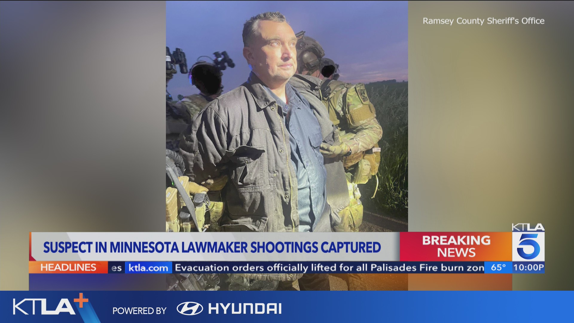 Suspect in Minnesota lawmaker shootings captured – KTLA