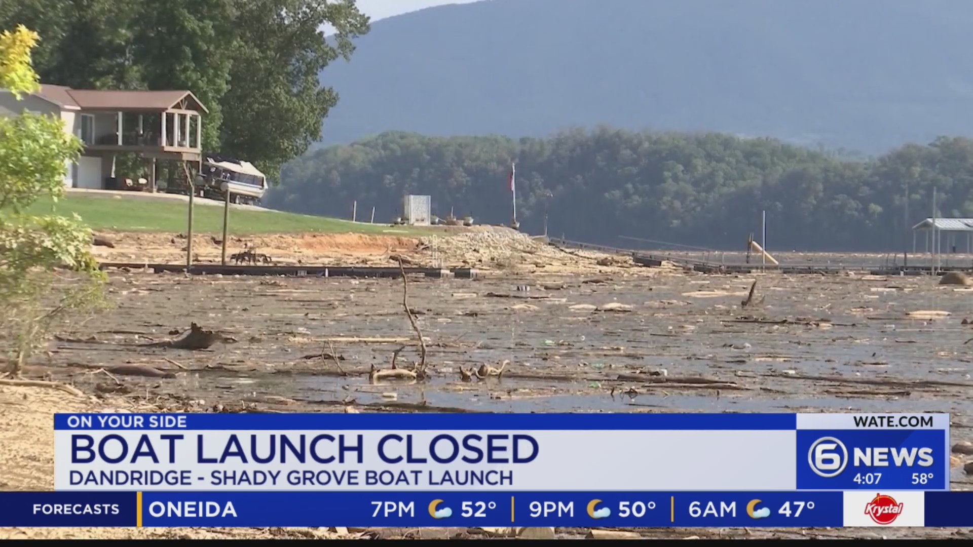 Douglas Lake boat launch to close amid Helene cleanup effort – WATE 6 ...