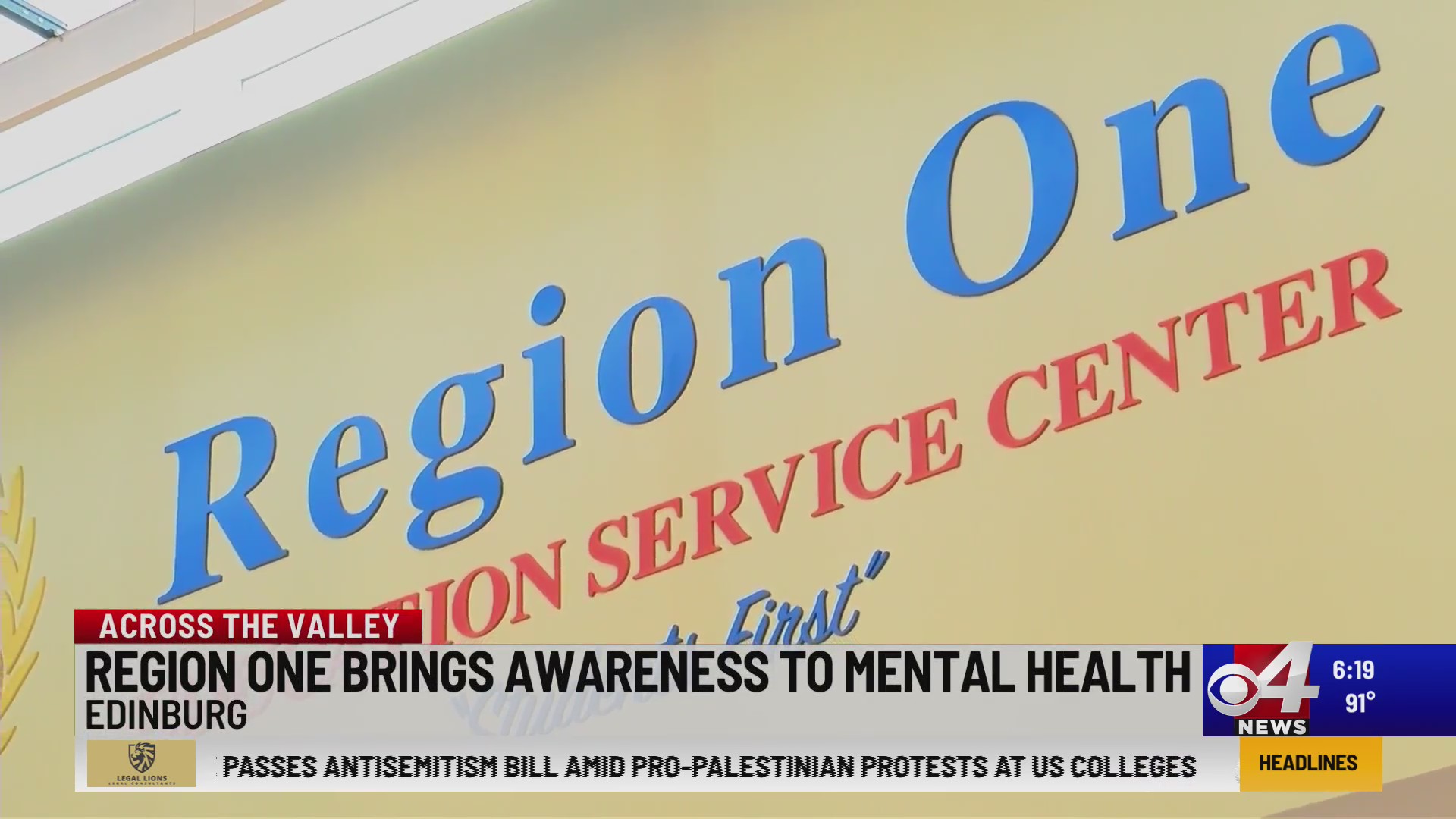 Region One brings awareness to mental health – KVEO-TV