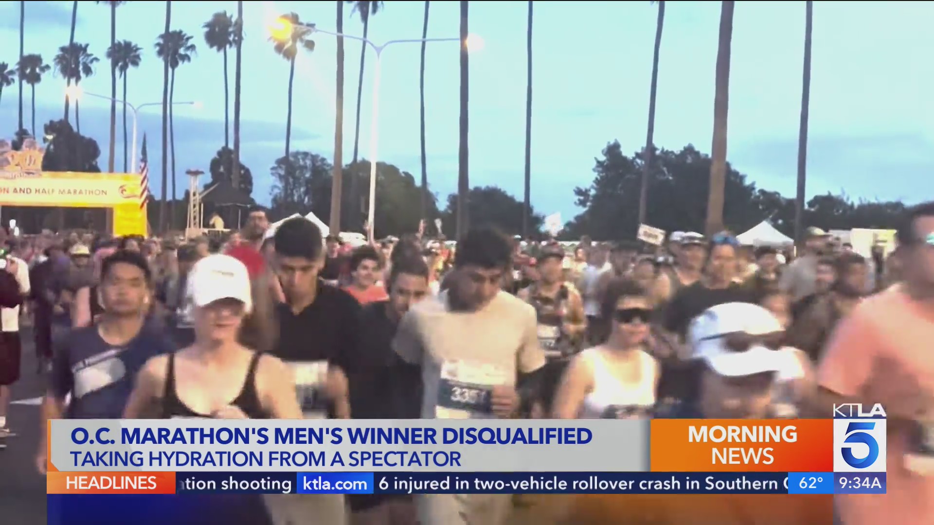 OC Marathon Winner Disqualified – KTLA