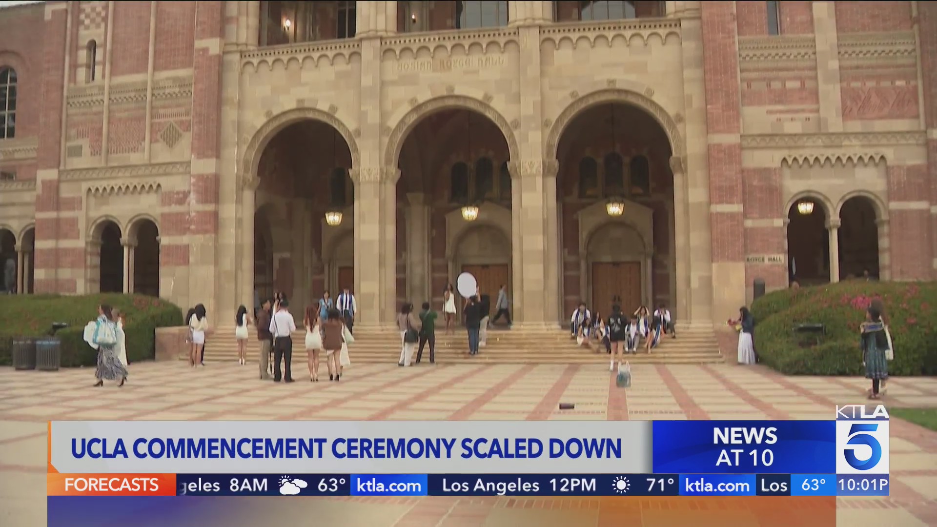 Security increased for UCLA graduation ceremony following pro ...