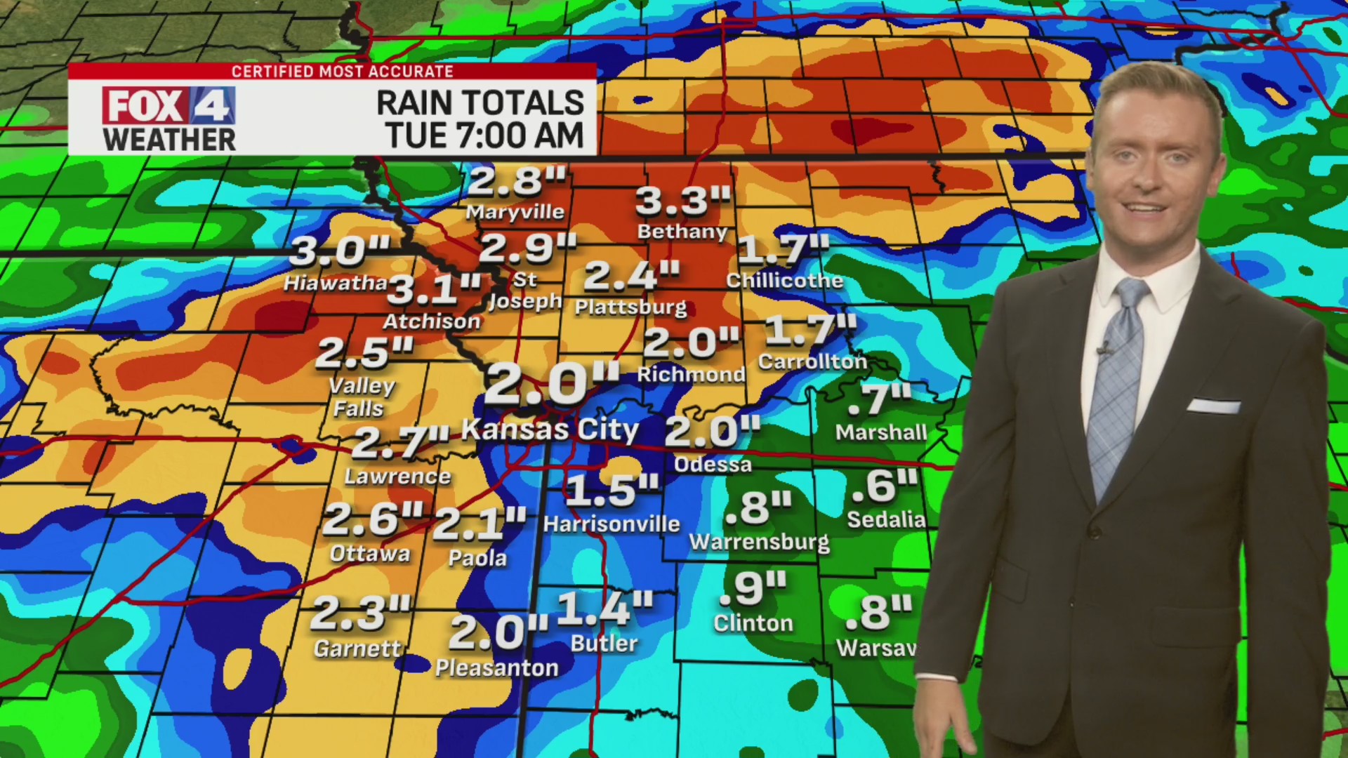 Saturday night forecast – FOX 4 Kansas City WDAF-TV | News, Weather, Sports