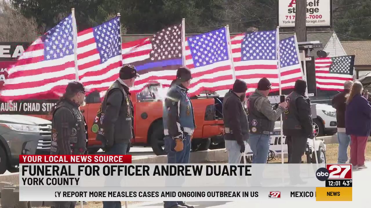 Funeral for officer Andrew Duarte – ABC27