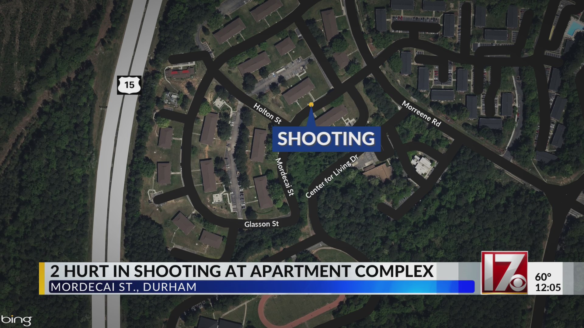 Two hurt in Durham shooting at apartment complex – CBS17.com