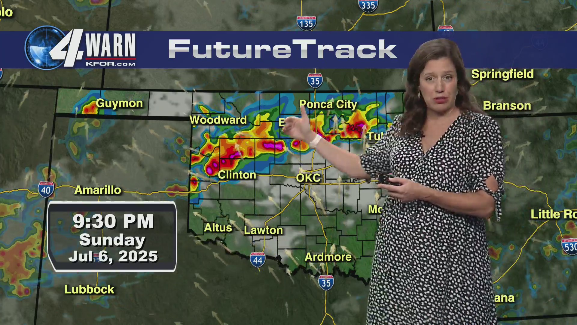 Emily Sutton details the next rounds of rain and storms (7/5/25 10:15PM ...